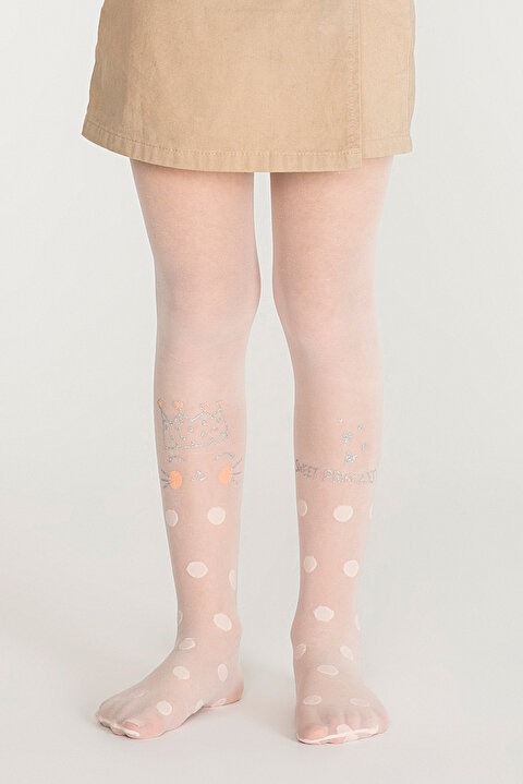 Powder Pretty Princess Cat Tights PCDP63PG19IY-135 - PUDRA2 - Penti