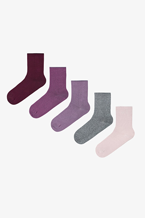 Lilac Purple Relax Berry 5-pack Ankle Socks PH23MZNZ25SK-LLM - LILA-MOR ...
