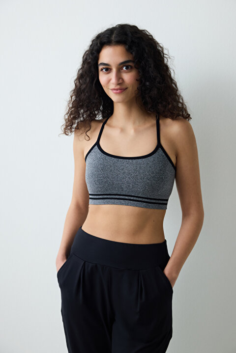 Seamless Contrast Binded Multi Colour Bra PH6L870X25IY-MLJ - GRI ...