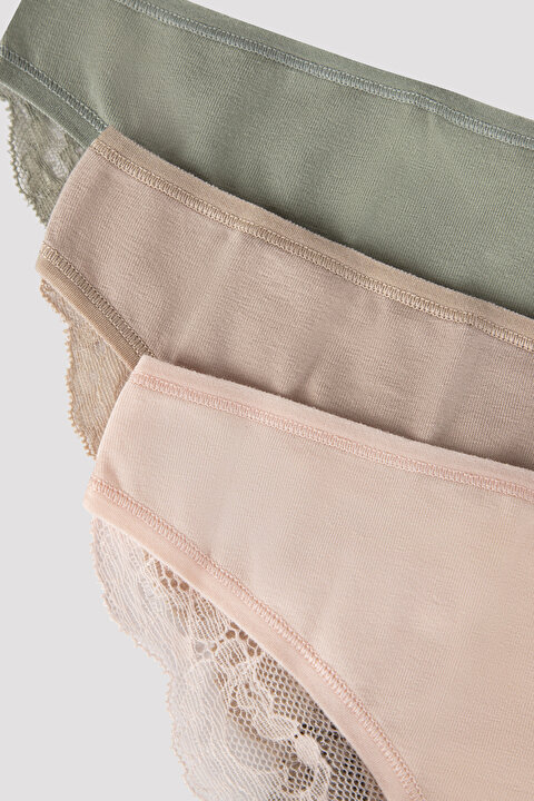 Fresh Spring Lacy Back 3 In 1 Brazilian PL1Y8IE023IY-MIX - MIX - Penti