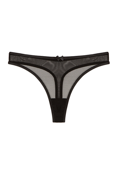Addict String Bottom PL2JQK1Y21IY-BK3 - Black - Penti
