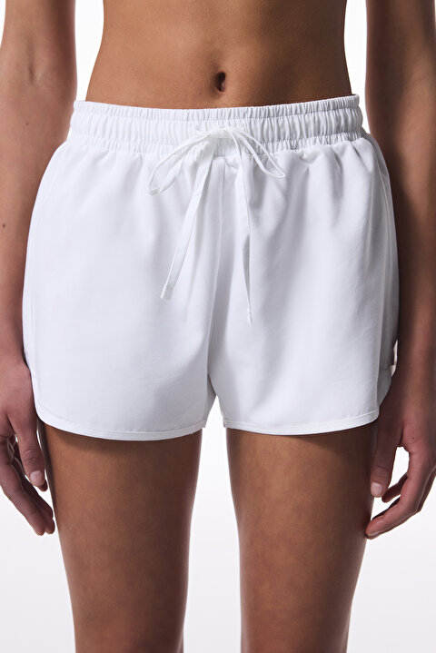 Beyaz Lily Deniz Şortu PLJ7B4A825IY-WT2 - Beyaz - Penti