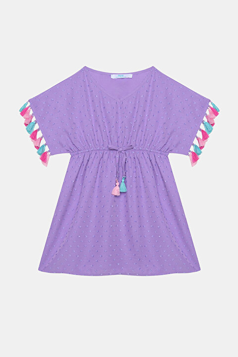 Girls Texture Purple Caftan PLTYNNGP24IY-LA51 - LILA - Penti