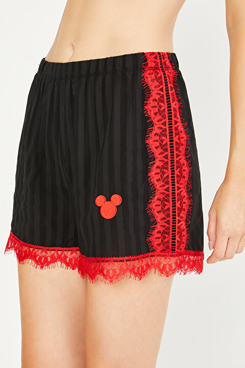 Mickey 90Th Dark Şort PNCWCMXG18SK-SYH - Siyah - Penti
