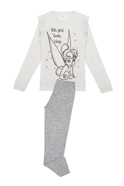 Teen Disney Tinkerbell 2 In 1 PJ Set PNRPKPIS18SK-BEM - BEJ MELANJ1 - Penti
